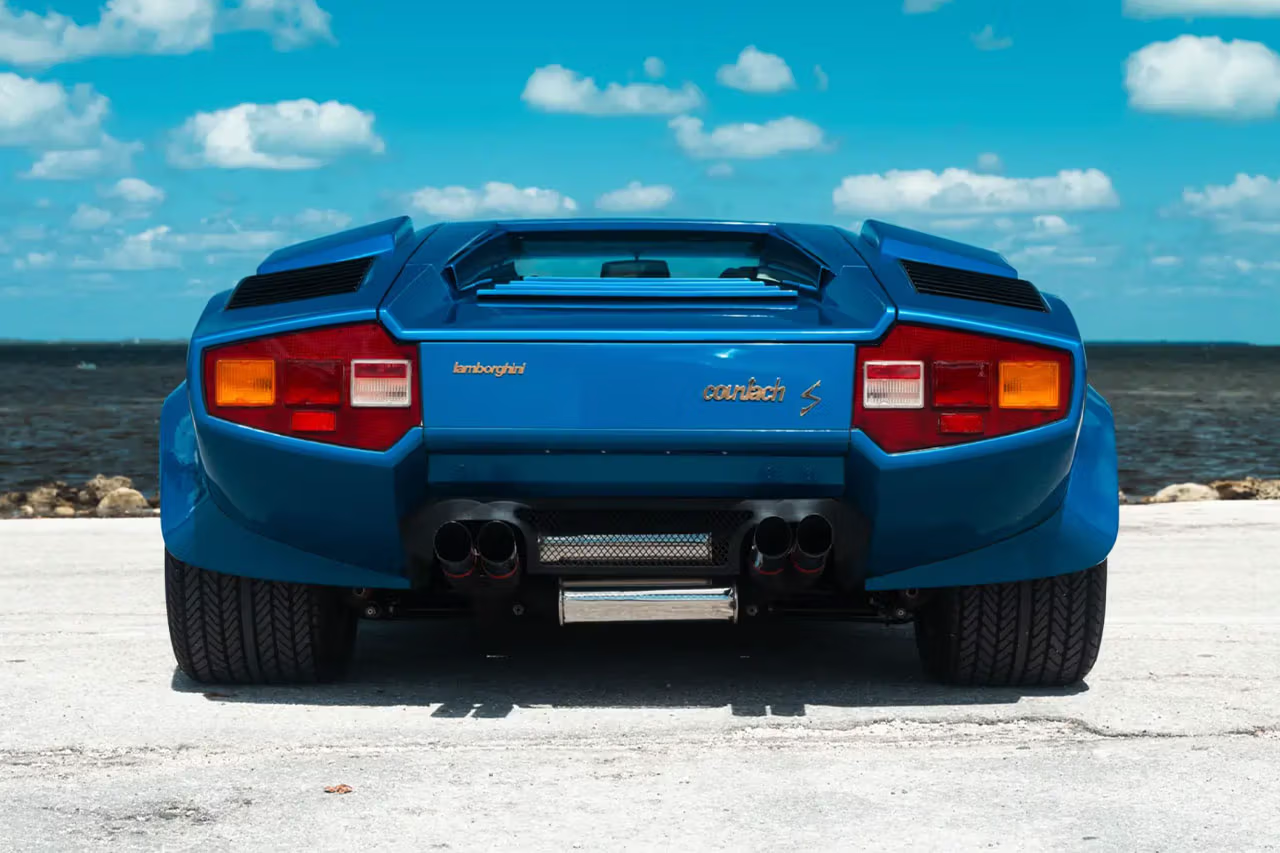 RARE 1981 LAMBORGHINI COUNTACH LP 400 S IN TAHITI BLUE LISTED FOR ...